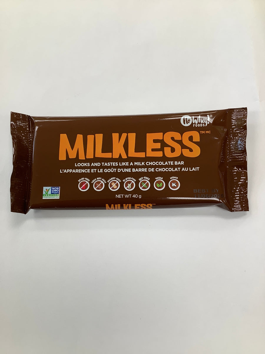 No Whey! Foods MILKLESS Chocolate Bar – Terrens Wellness Centre